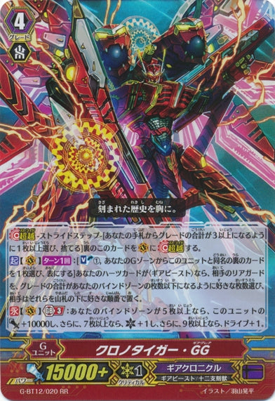 クロノタイガー・GG RR (G-BT12/020)